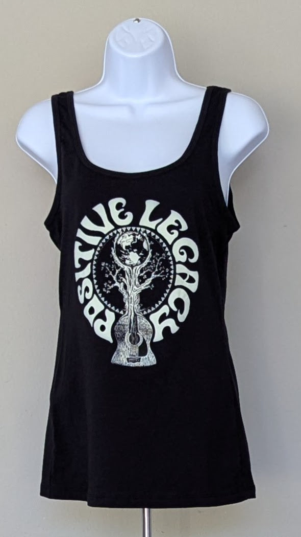 Women's "Guitar Tree" Black Tank – Leaving A Positive Legacy